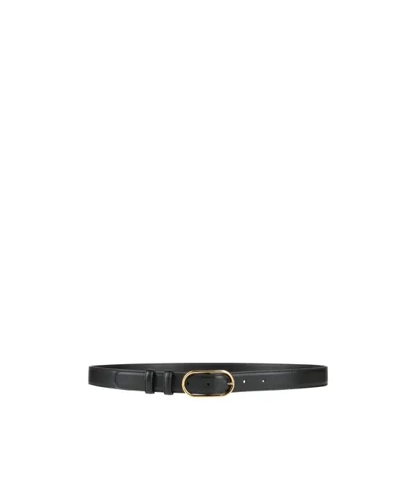 Dolce & Gabbana Leather Belt With Buckle Fastening - Black