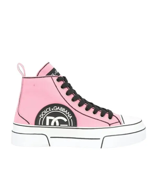 Dolce & Gabbana High-top Sneakers With Appliqués - White