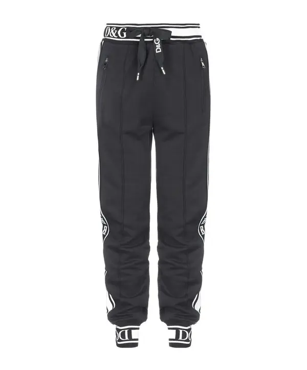 Dolce & Gabbana Fleece Track Pants - Black