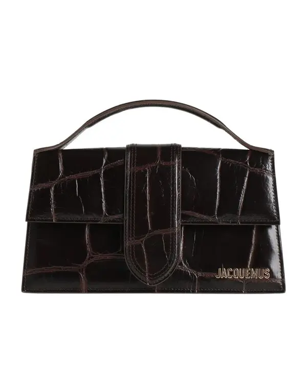 Jacquemus Solid Color Handbags - Black