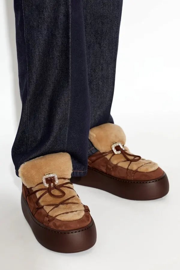 ROGER VIVIER Suede Platform Shoes