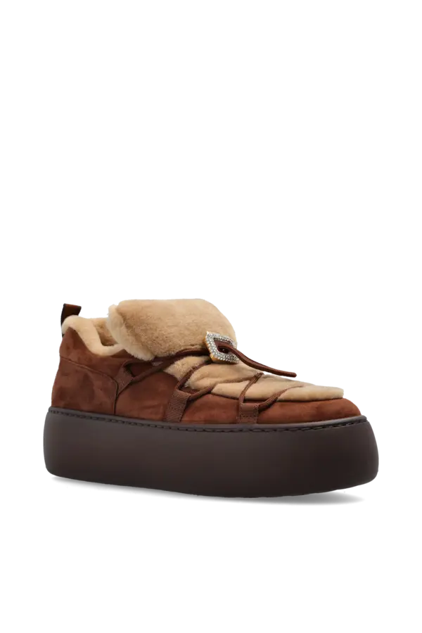ROGER VIVIER Suede Platform Shoes