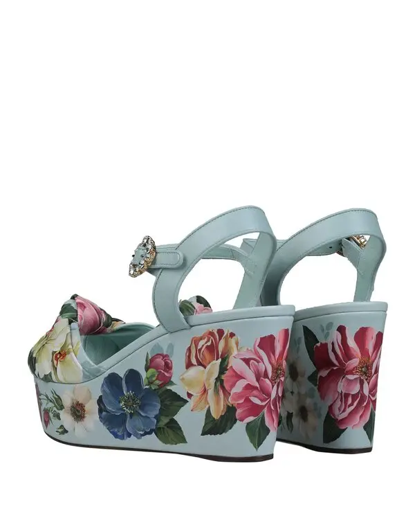 Dolce & Gabbana Minimalist Floral Sandals