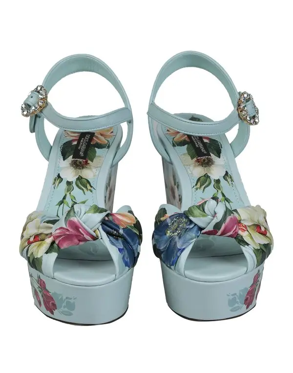 Dolce & Gabbana Minimalist Floral Sandals