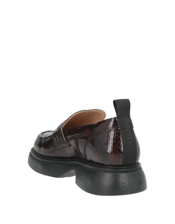 GANNI Solid Color Loafers