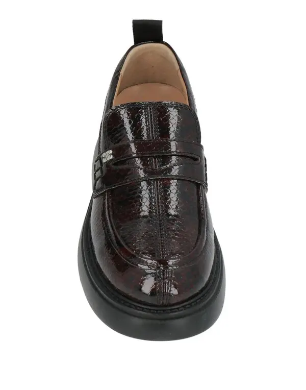 GANNI Solid Color Loafers