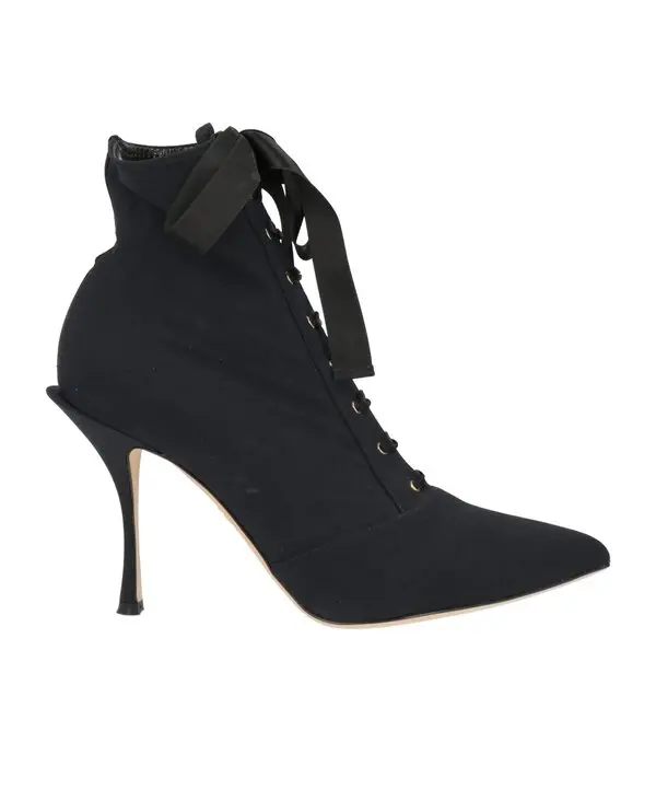 Dolce & Gabbana Lace-up Pointed Toe Ankle Boots