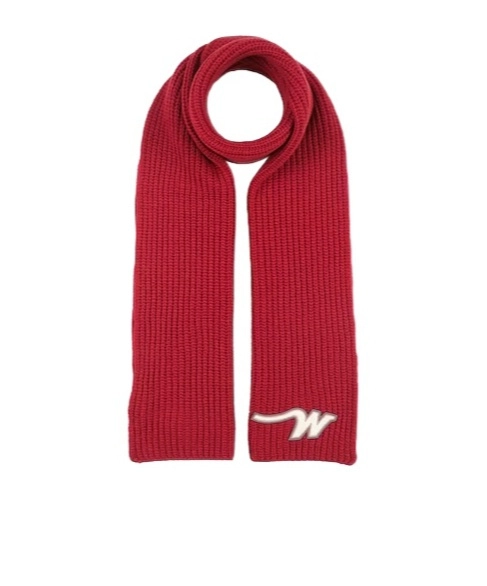 Max Mara Solid Wool Scarf - Red