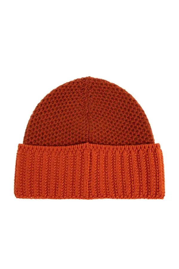 Moschino Patch Knitted Hat