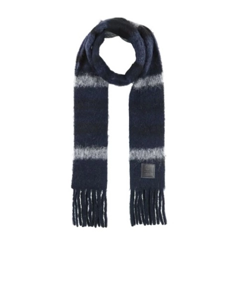 Max Mara Multi-color Thick Scarf - Blue