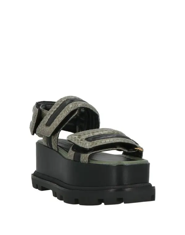 Tory Burch Snake Print One-strap Sandals