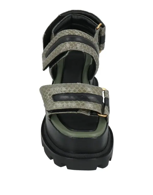 Tory Burch Snake Print One-strap Sandals