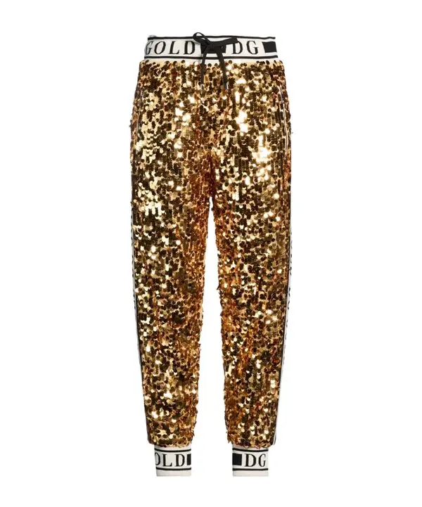 Dolce & Gabbana Sequined Jogger Pants