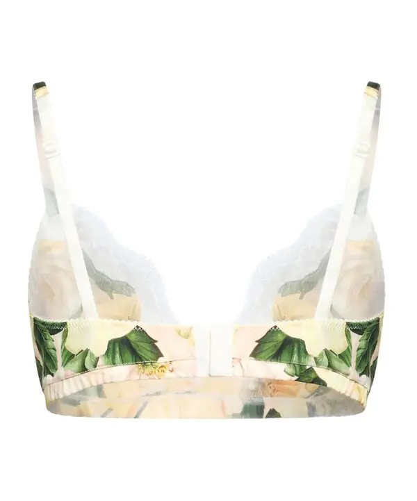 Dolce & Gabbana Floral Triangle Bra