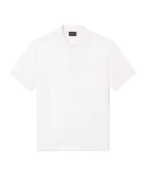 Emporio Armani Slim Logo Polo Shirt - White