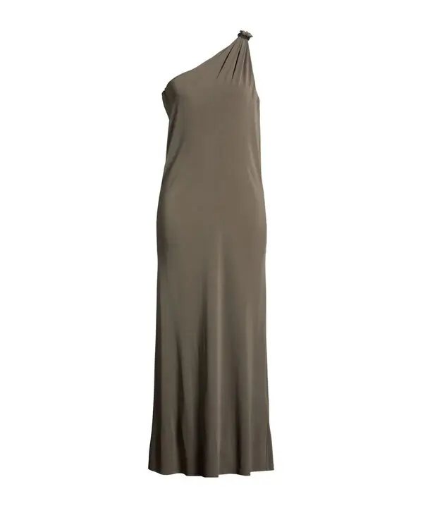 Max Mara One-shoulder Jersey Maxi Dress