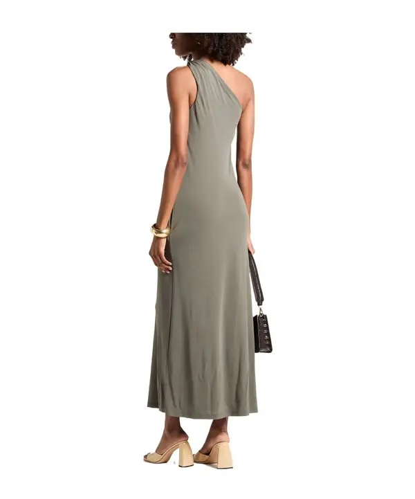 Max Mara One-shoulder Jersey Maxi Dress