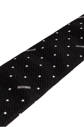 Moschino Jacquard Polka Dot Tie