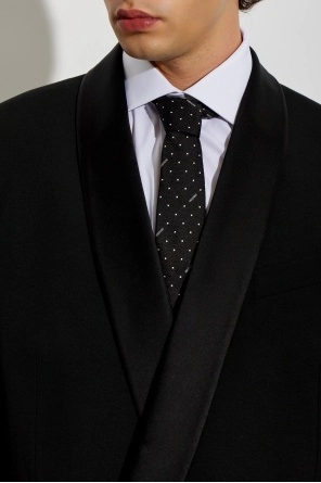 Moschino Jacquard Polka Dot Tie