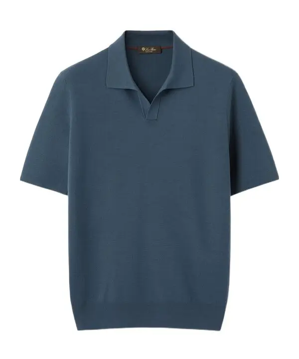 Loro Piana Empire Polo Shirt - Aegean Wave