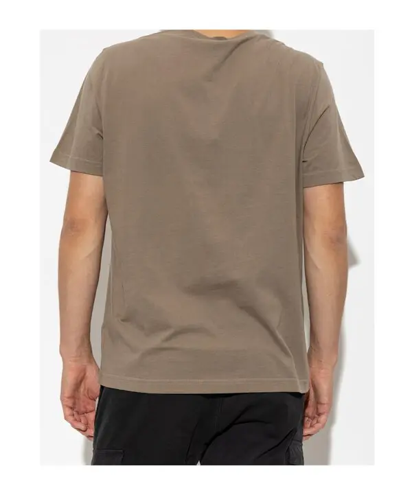 Moose Knuckles Graphic Logo T-shirt - Brown