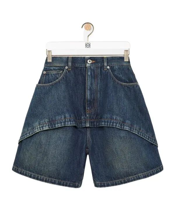 Loewe Denim Shorts - Dark Blue