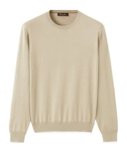 Loro Piana Sottile Crewneck - Nude