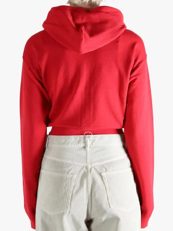 Auralee Zip-up Cropped Hooded Jacket