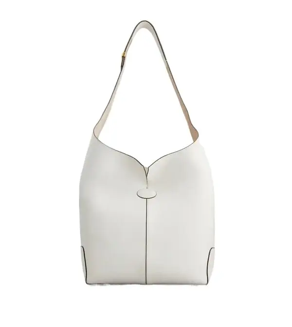 TOD'S Di Bag Folio Large Shoulder Bag - White