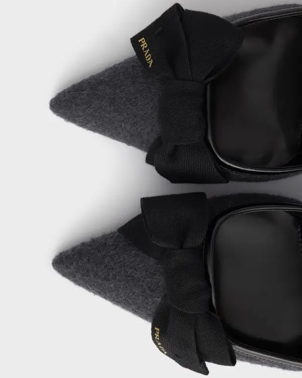 Prada Fabric Slingback Pumps