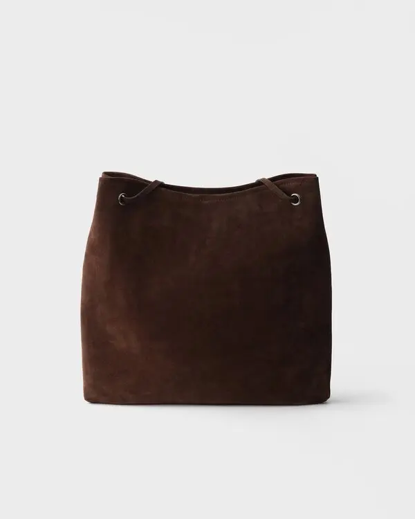 Prada Route Large Suede Bag