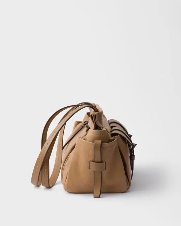 Prada Route Medium Leather Tote Bag