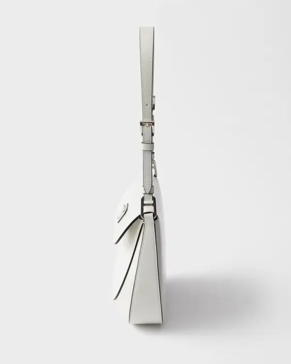 Prada Cleo Brushed Leather Shoulder Bag