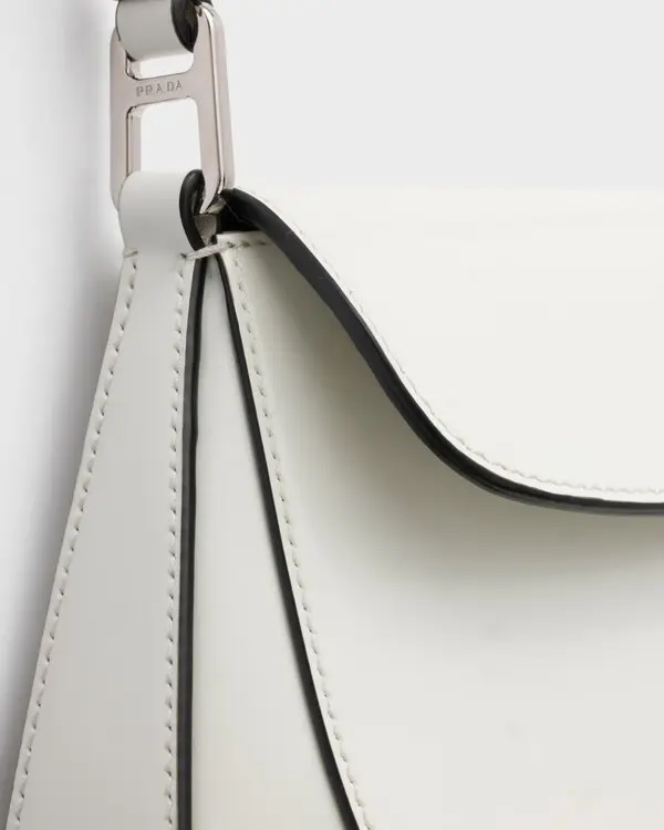 Prada Cleo Brushed Leather Shoulder Bag