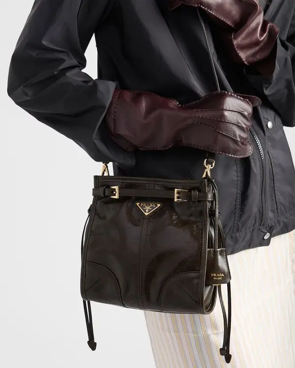 Prada Bonnie Leather Mini Shoulder Bag