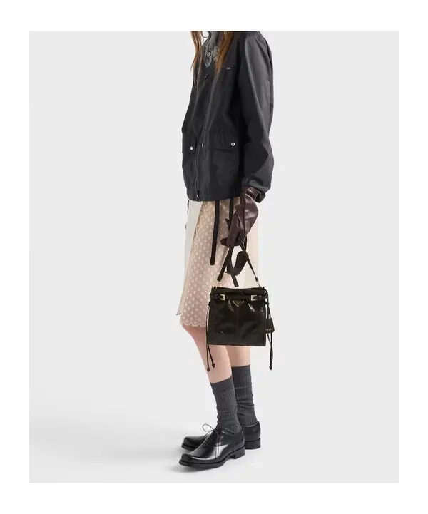Prada Bonnie Leather Mini Shoulder Bag