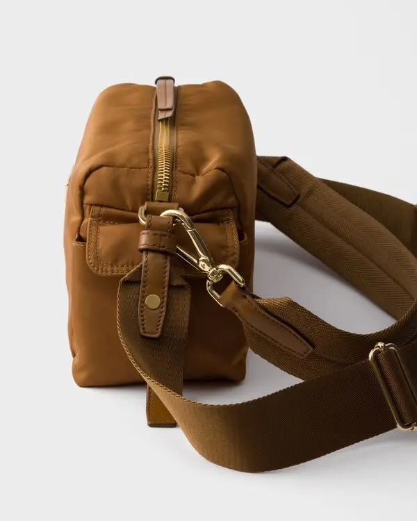 Prada Re-nylon And Leather Shoulder Bag