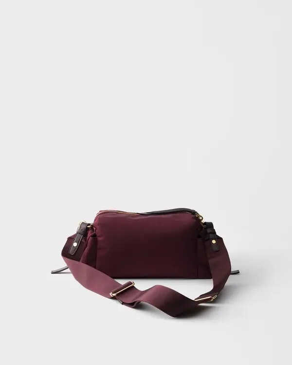 Prada Re-nylon And Leather Shoulder Bag
