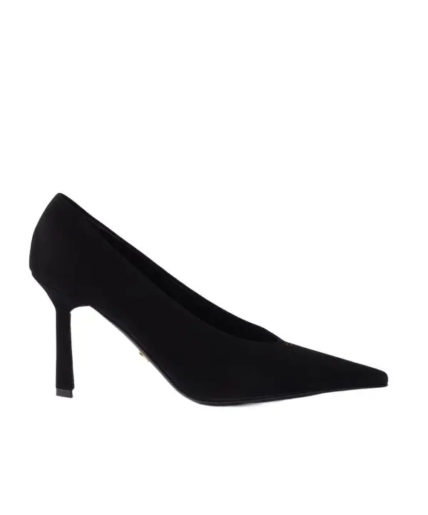 Prada Suede Pointy-toe Pumps - Black