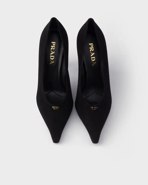 Prada Suede Pointy-toe Pumps