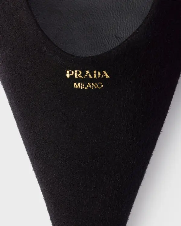 Prada Suede Pointy-toe Pumps