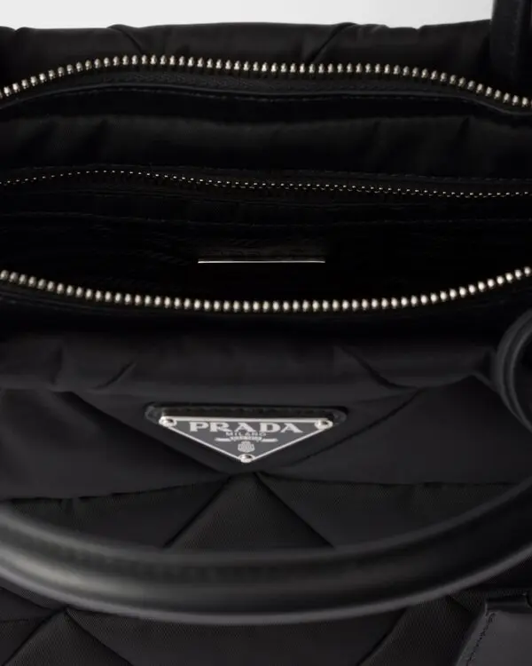 Prada Padded Re-nylon Medium Tote Bag