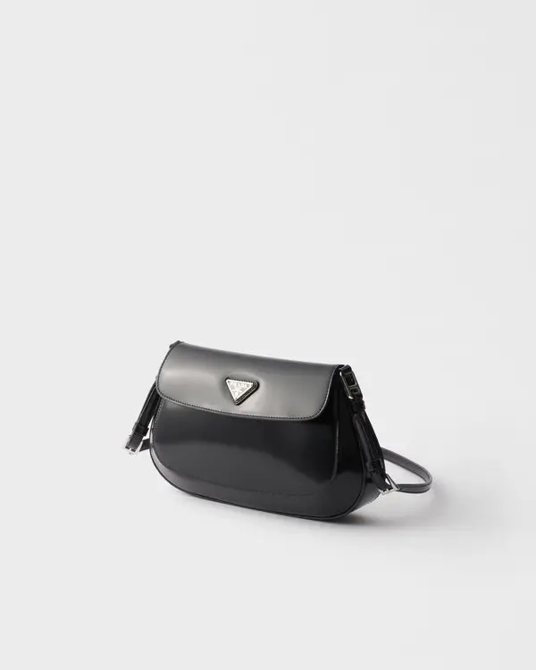 Prada Cleo Brushed Leather Shoulder Bag