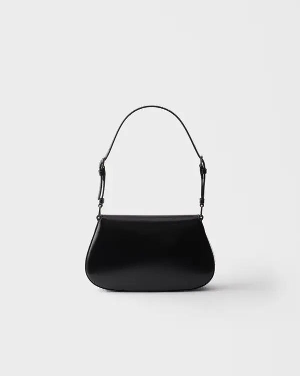 Prada Cleo Brushed Leather Shoulder Bag