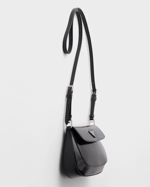 Prada Cleo Brushed Leather Shoulder Bag