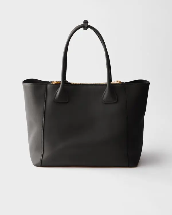 Prada Large Leather Tote Bag