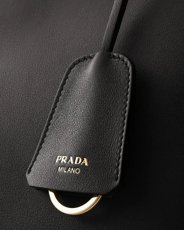 Prada Large Leather Tote Bag