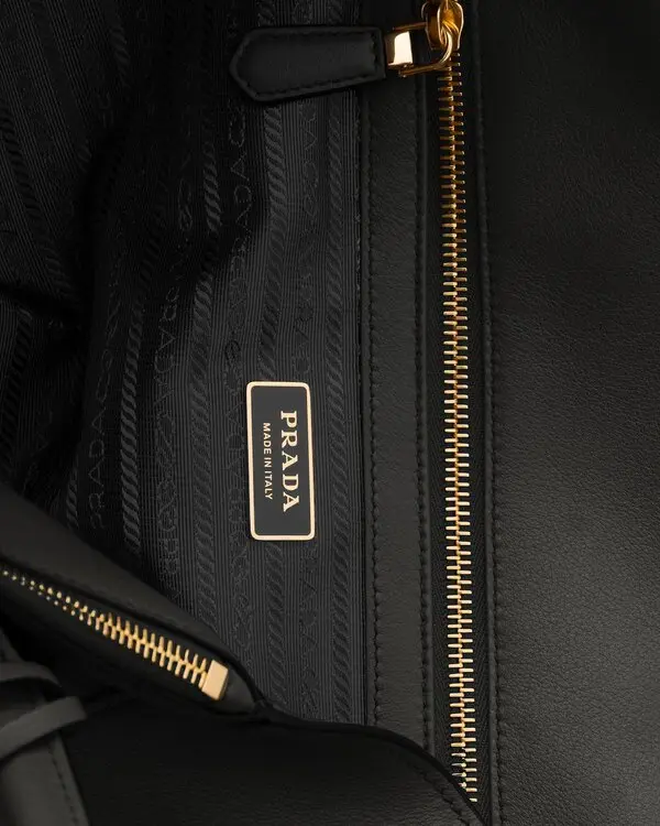 Prada Large Leather Tote Bag