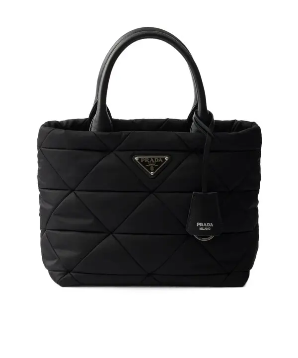 Prada Nappa Leather Double Handle Shoulder Bag