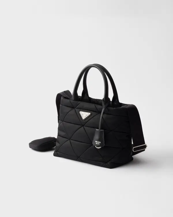 Prada Nappa Leather Double Handle Shoulder Bag